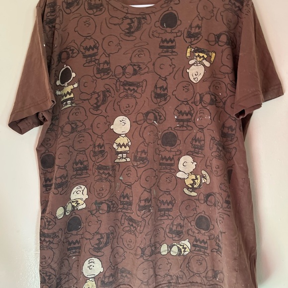 Snoopy | Shirts | Y2k Snoopy Tv Promo Shirt Aop Lg Paint Splash Charlie ...